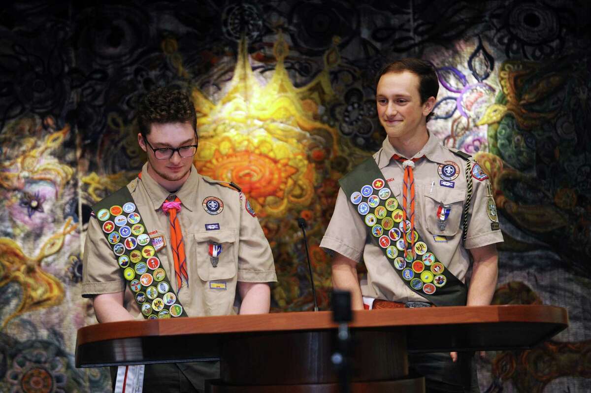 Friendship motivates Stamford boys to make Eagle Scout