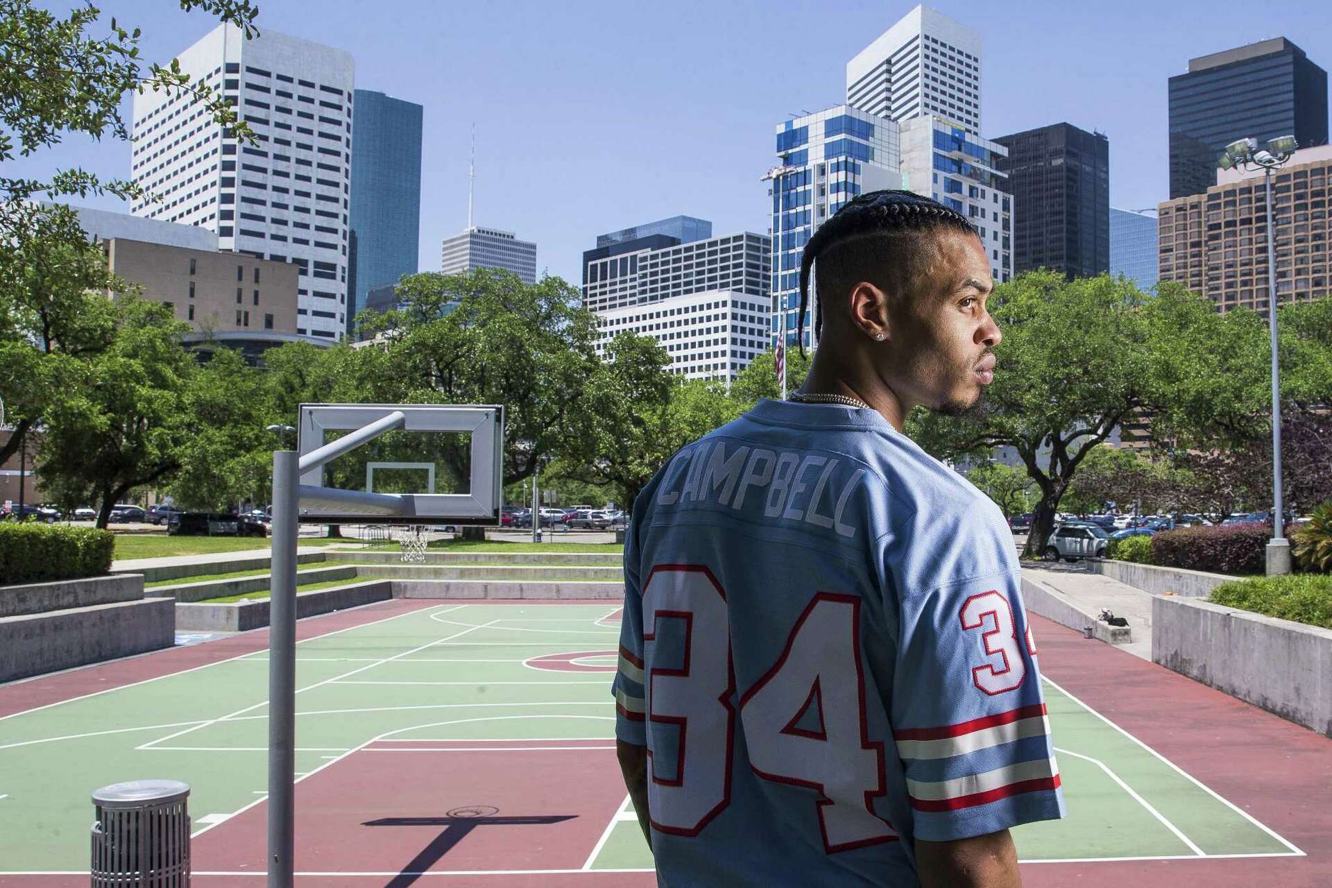 Rockets' Gerald Green and his lucky Robert Horry throwbacks