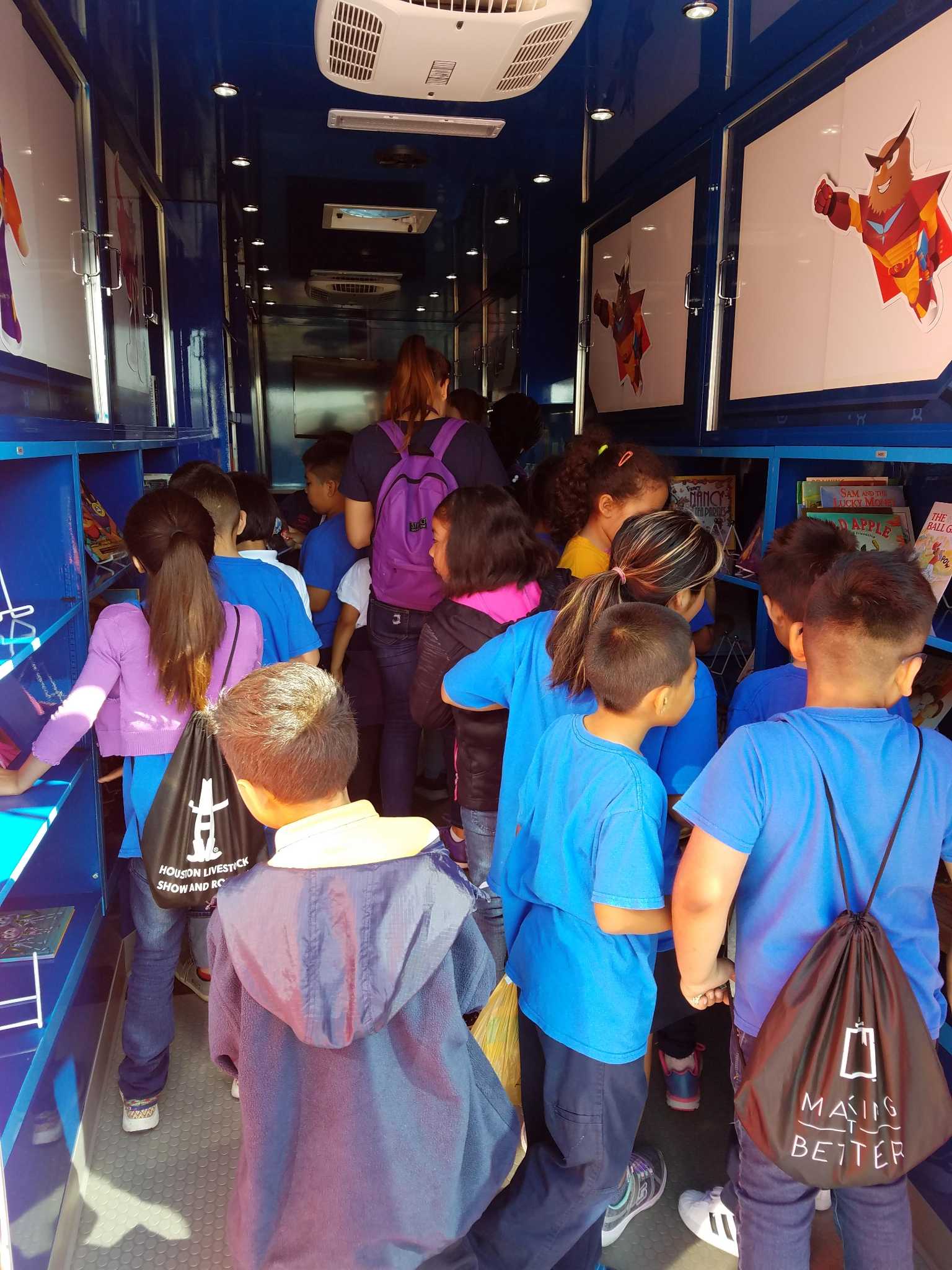 Curiosity Cruiser brings books to kids in need in Houston
