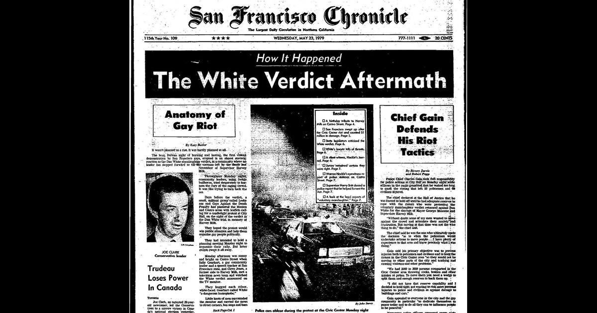 Chronicle Covers: The aftermath of the White Night Riots