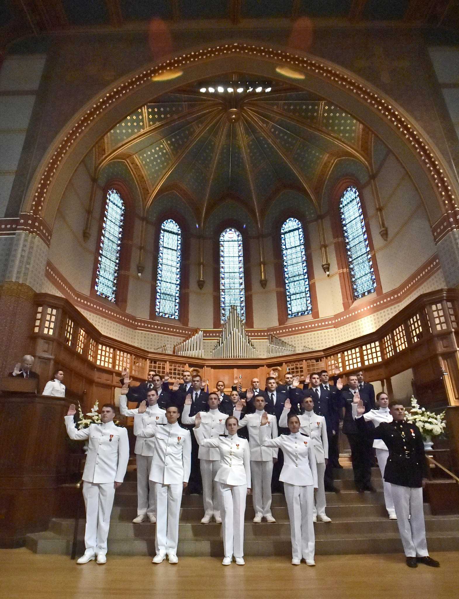 Yale ROTC units celebrated at commissioning ceremony
