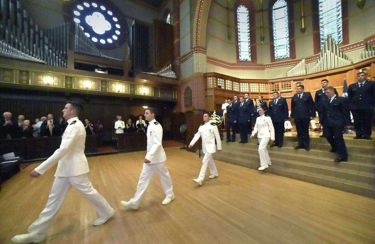 Yale ROTC units celebrated at commissioning ceremony