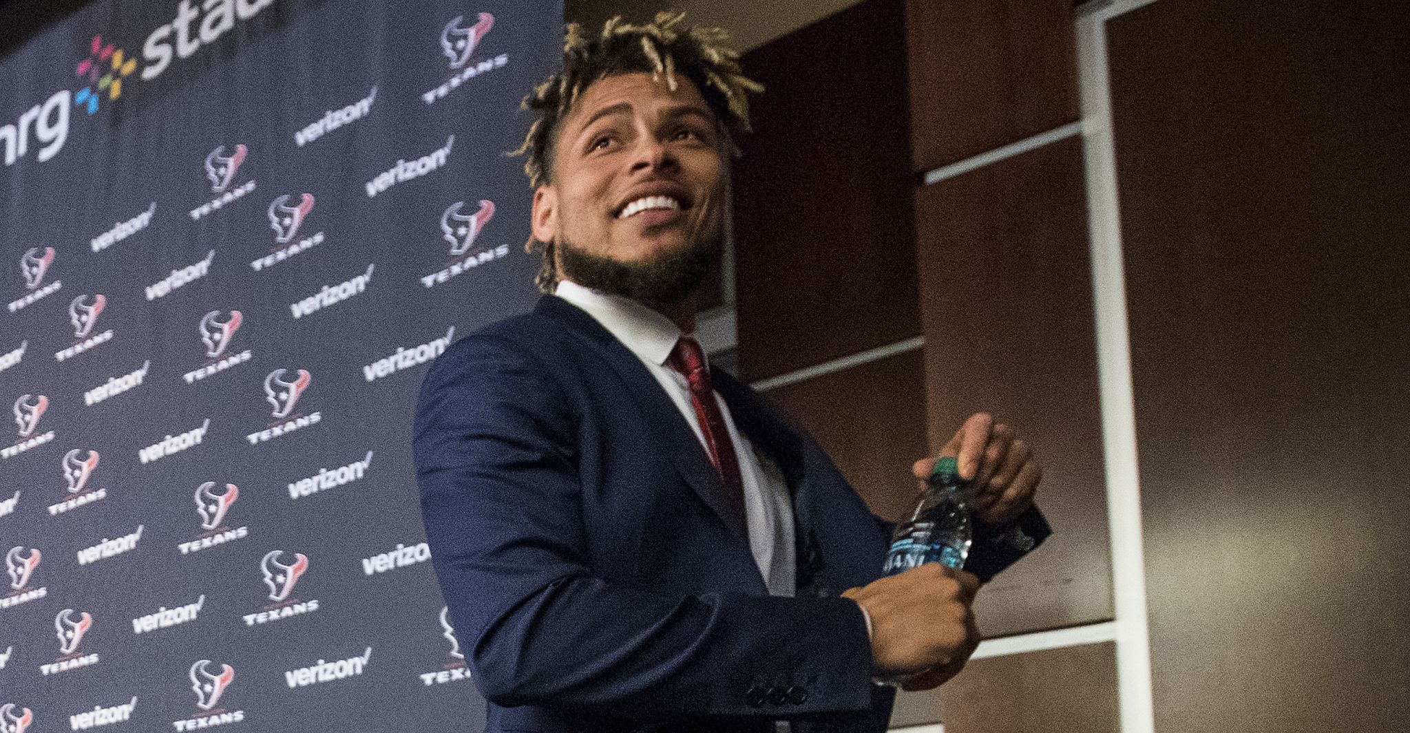 New Texans safety Tyrann Mathieu getting up to speed