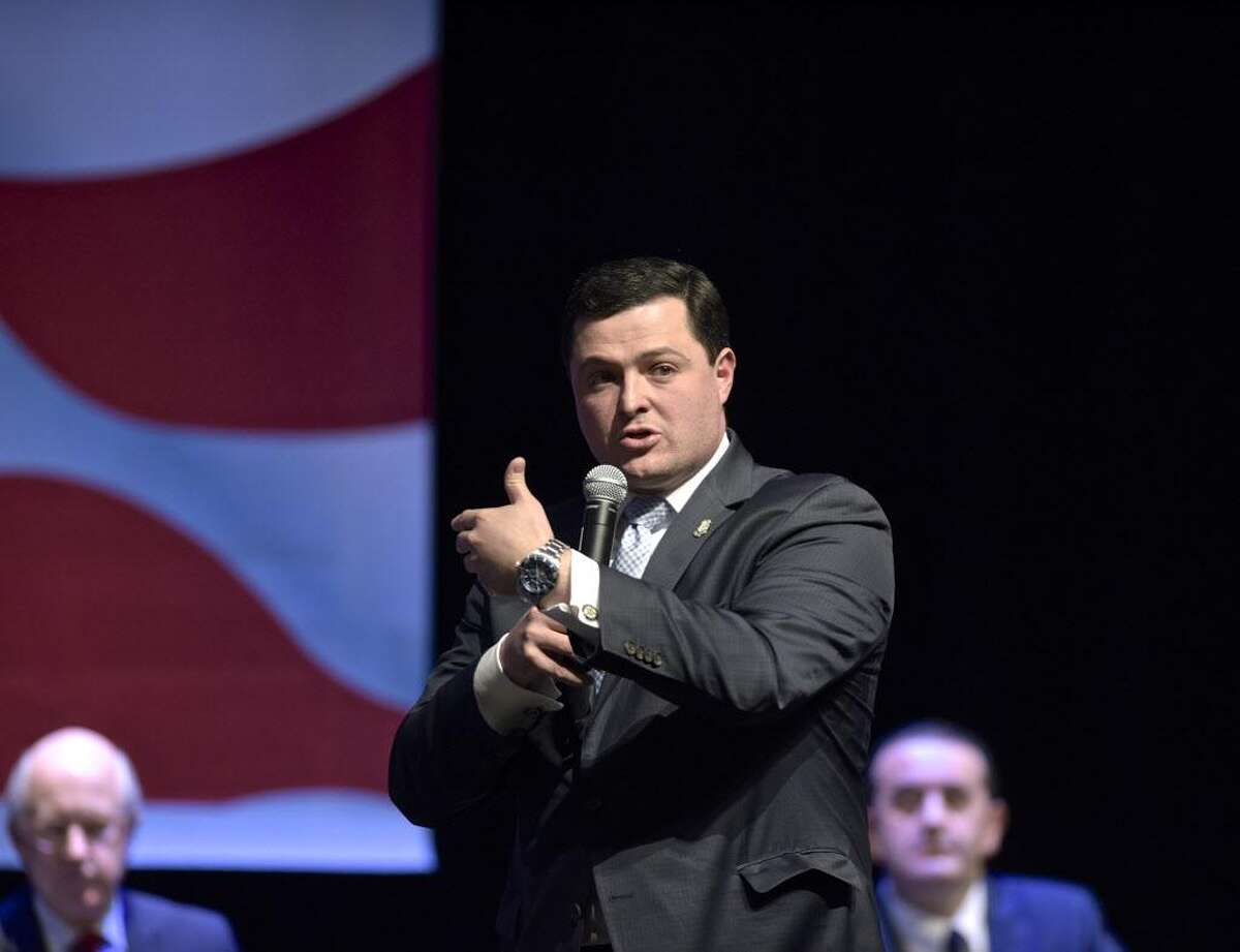 Tim Herbst, staking out territory on the right