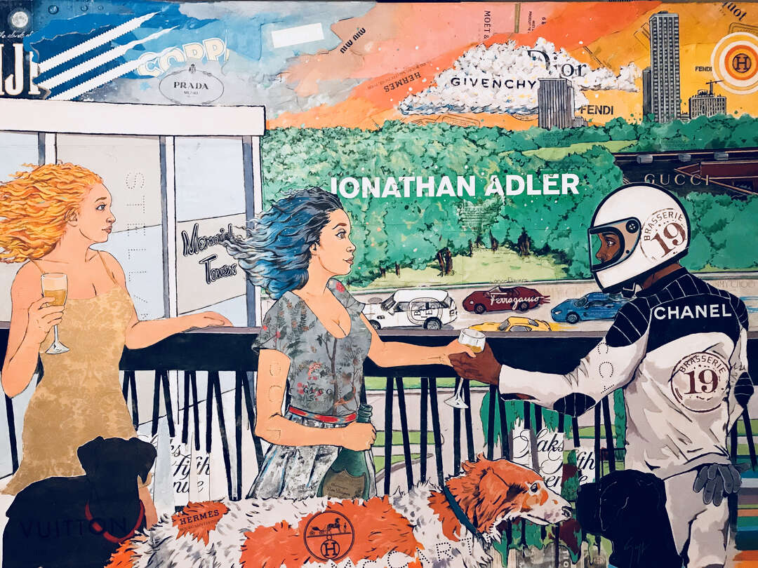 Memorial Towers unveils new piece by 'artist in residence'