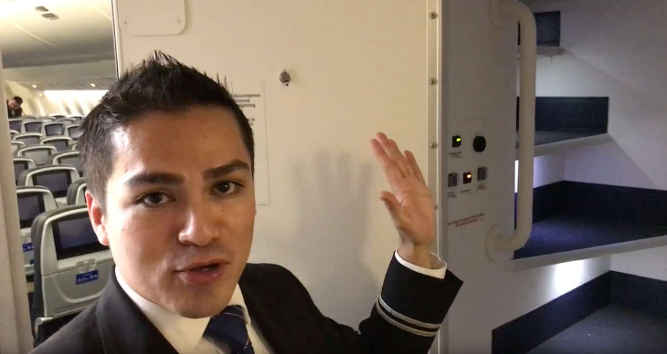 Where pilots and flight attendants sleep on long flights