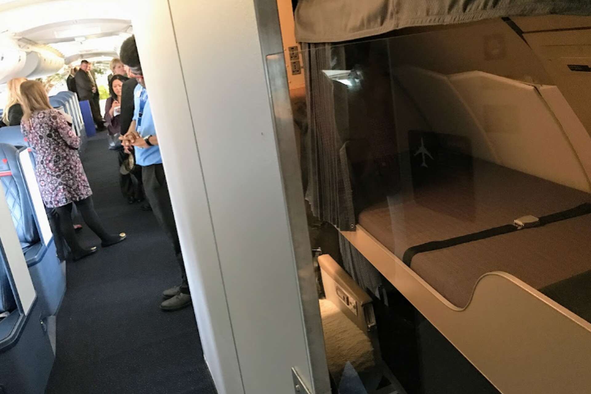 The hidden-from-view place where pilots and flight attendants sleep on ...