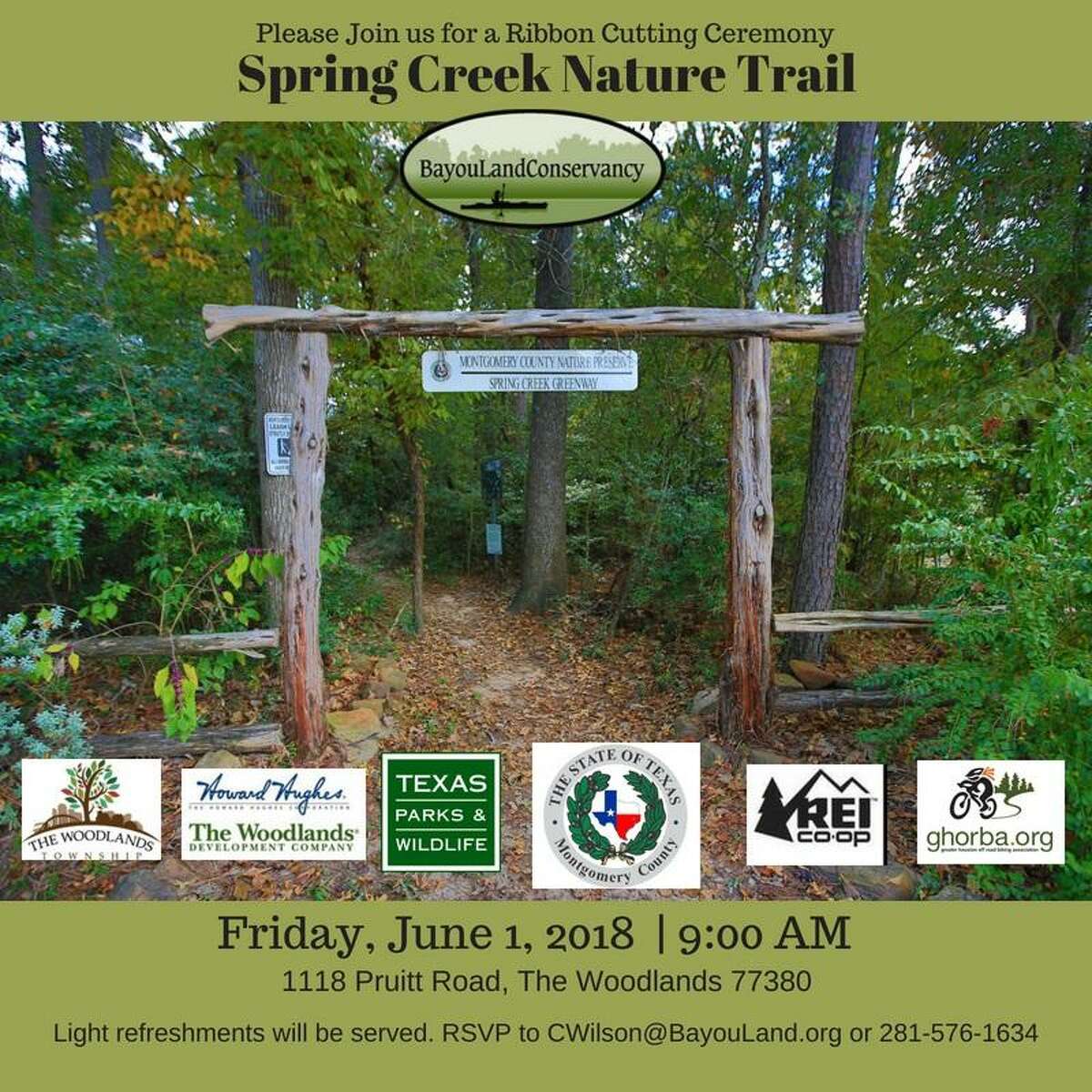 Spring Creek Nature Trail completed, ceremony scheduled for June 1