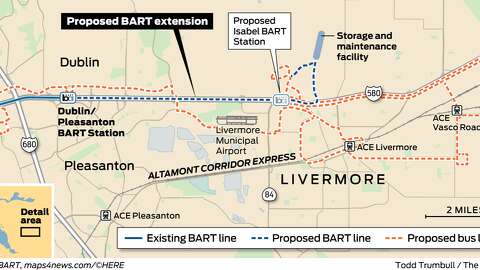 BART board votes down extension to Livermore