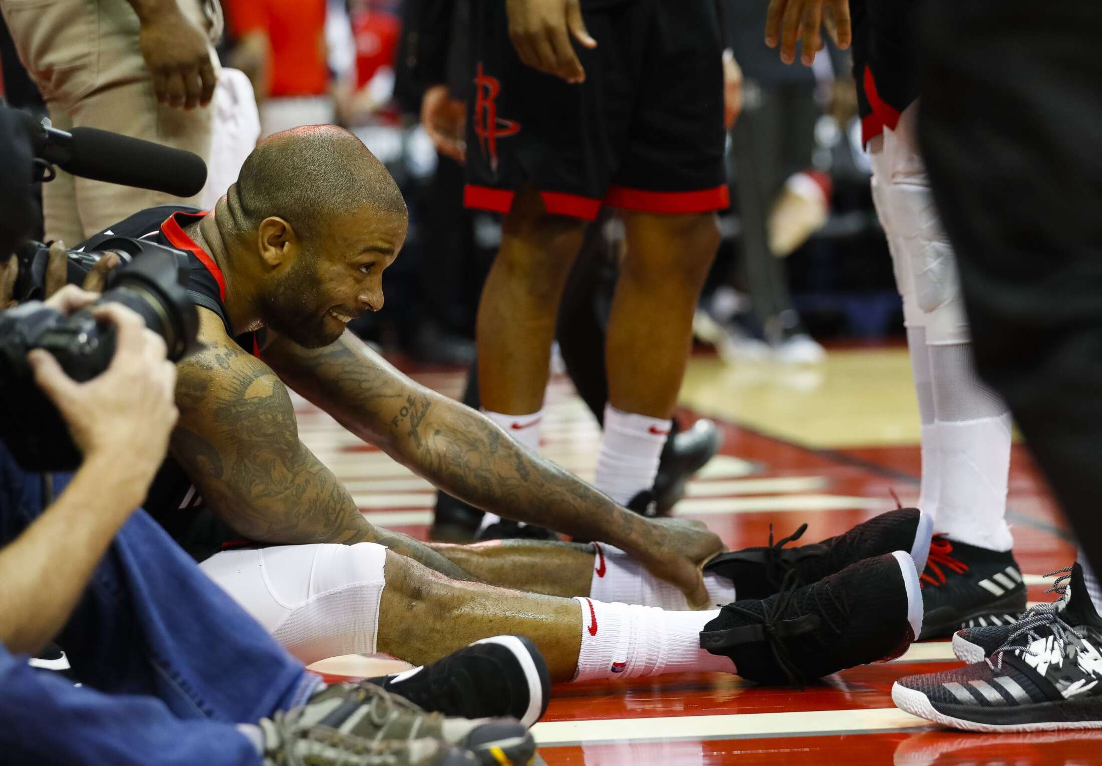 Rockets' P.J. Tucker estimates he spent $200,000 on sneakers last season