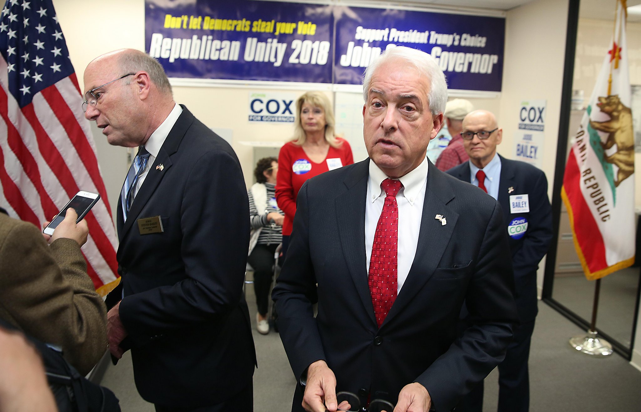 John Cox, CA’s top GOP candidate for governor, is hard up for campaign cash