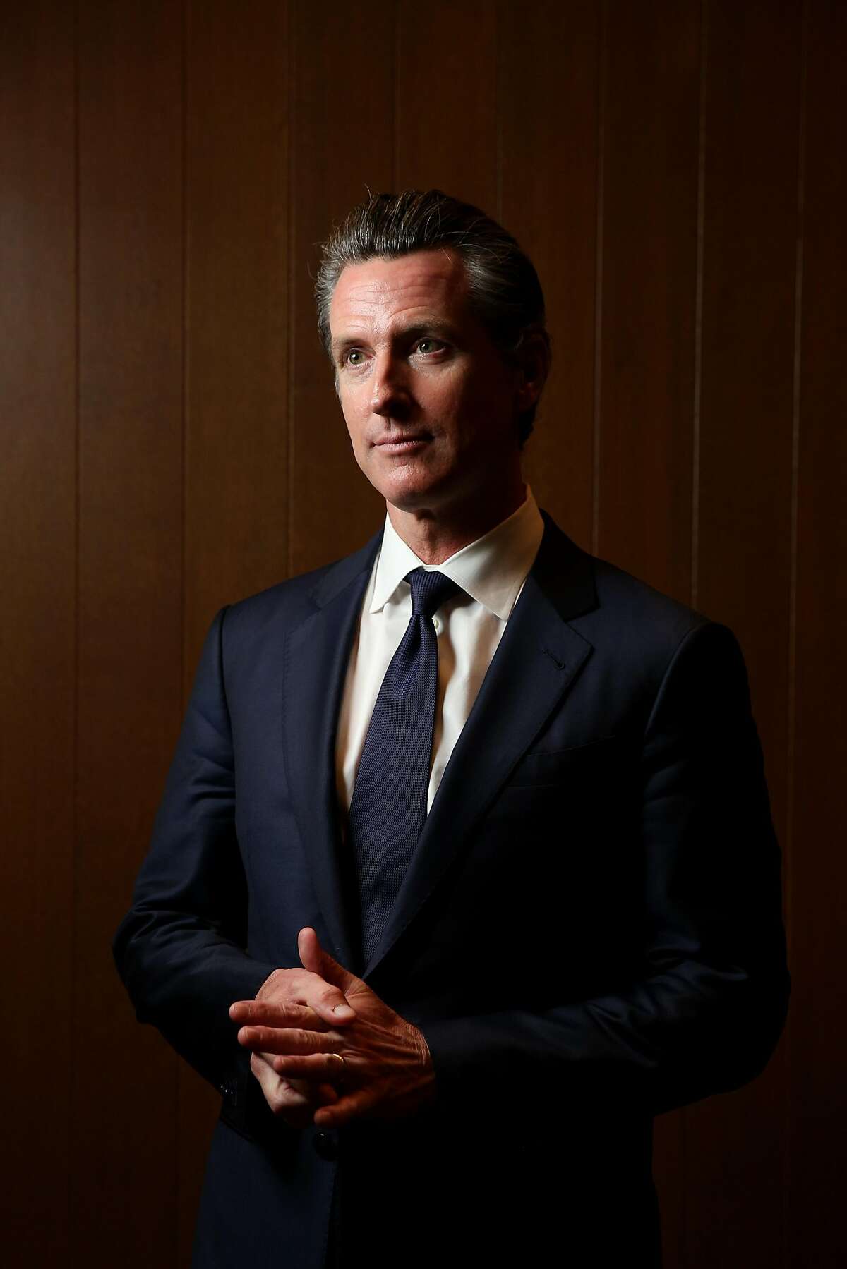 Gov. Gavin Newsom promises a ‘progressive, principled’ California