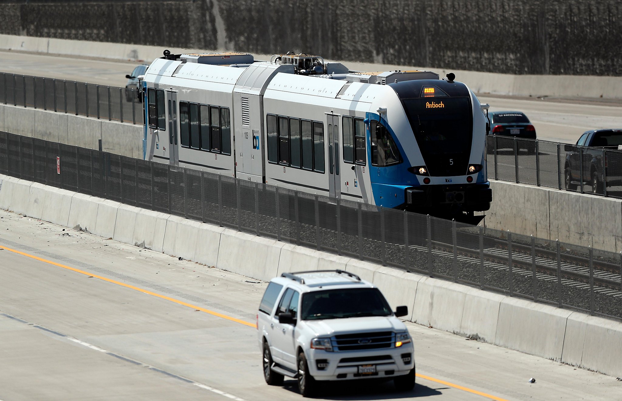 What’s that smell? It’s a clean train car on BART’s new line