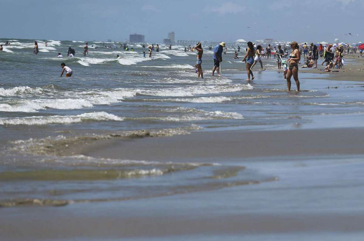 How Many People Walk Along The Beach
