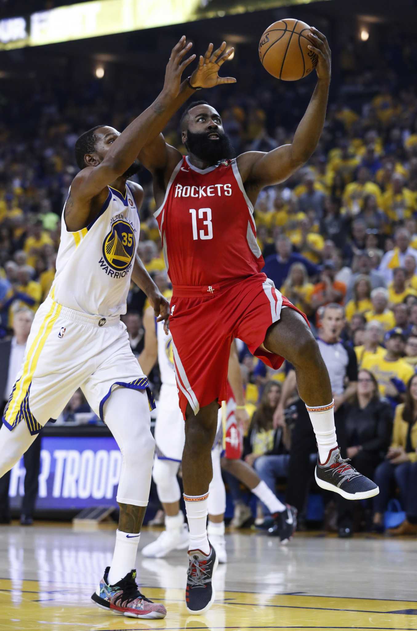 James Harden fights shooting slump in Rockets’ Game 6 loss