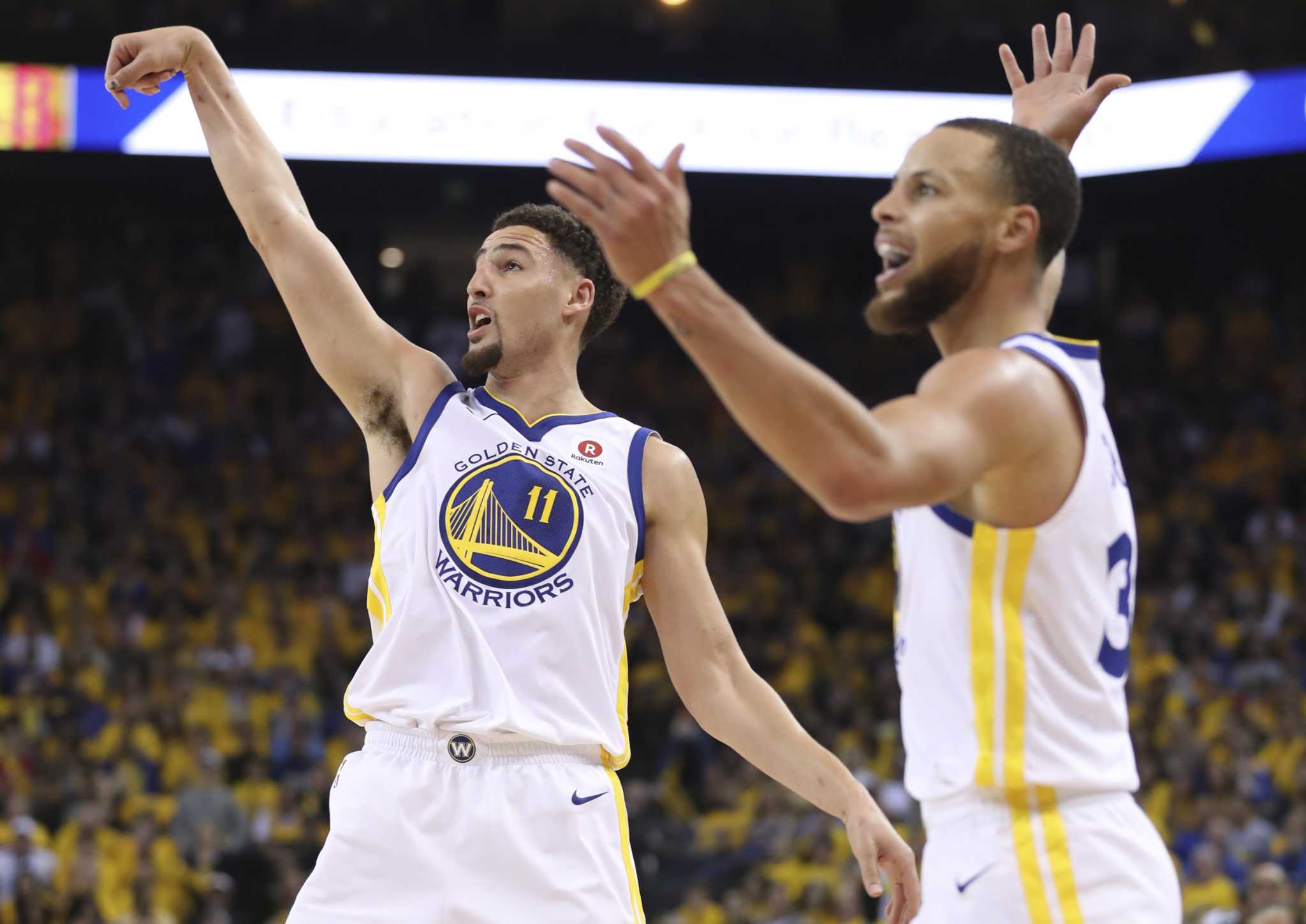 When things get tense for Warriors, Stephen Curry and Klay Thompson ...
