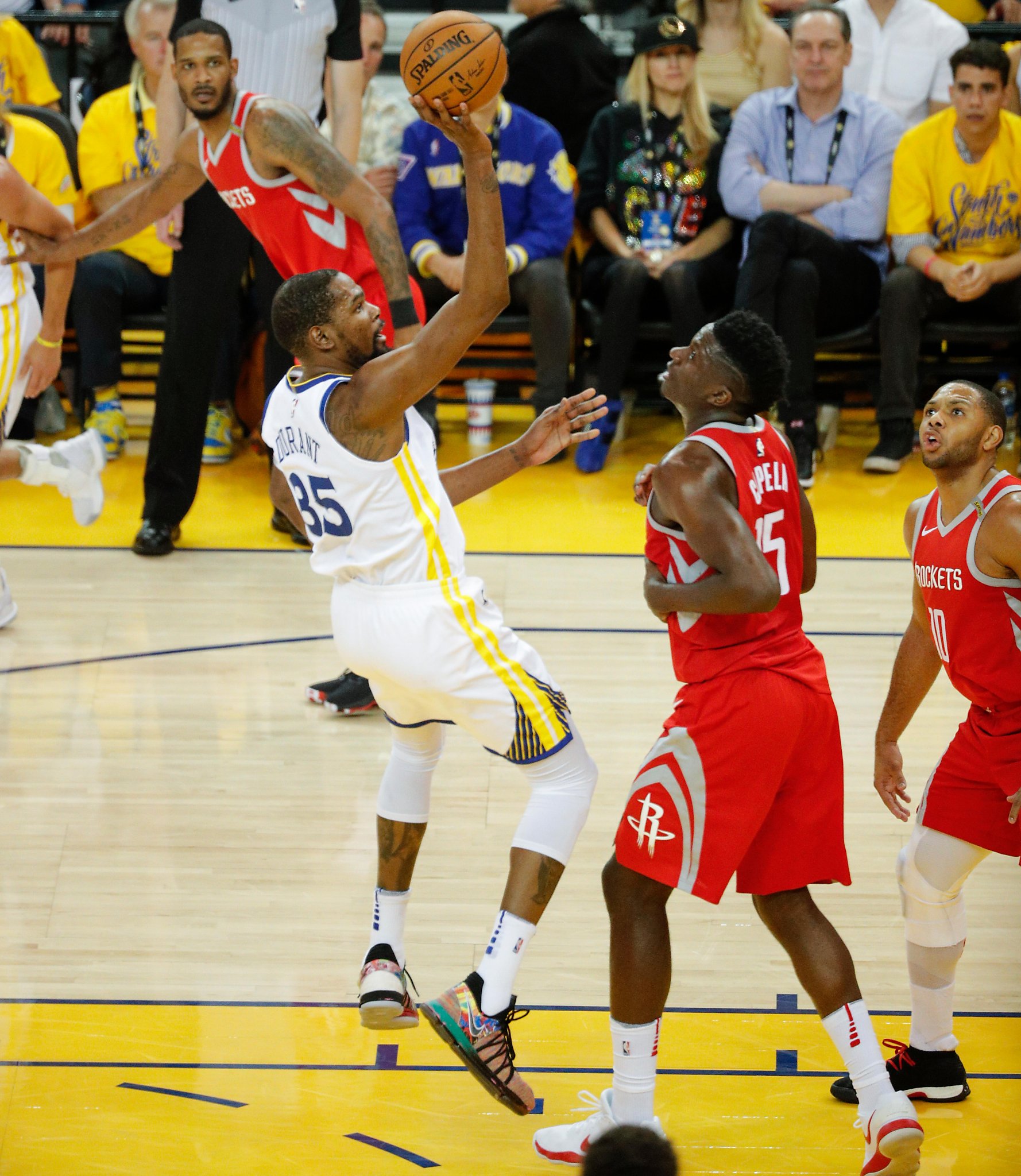 Steph Curry reminds Kevin Durant Game 7 is Monday: 'Please don't miss ...