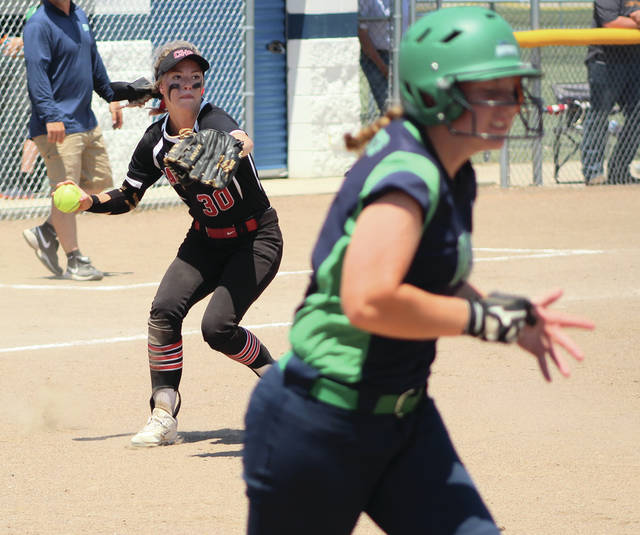 PREP SOFTBALL: Stew-Stras puts end to super run for Calhoun