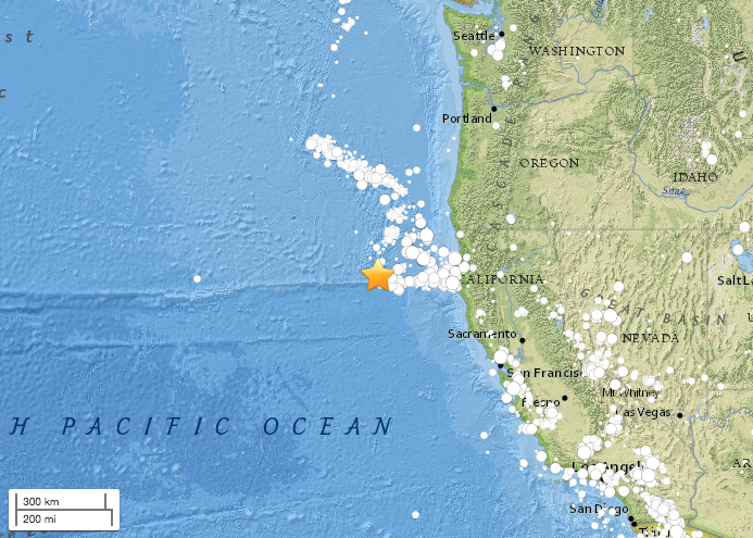 Magnitude 4.2 earthquake strikes near Ferndale, California