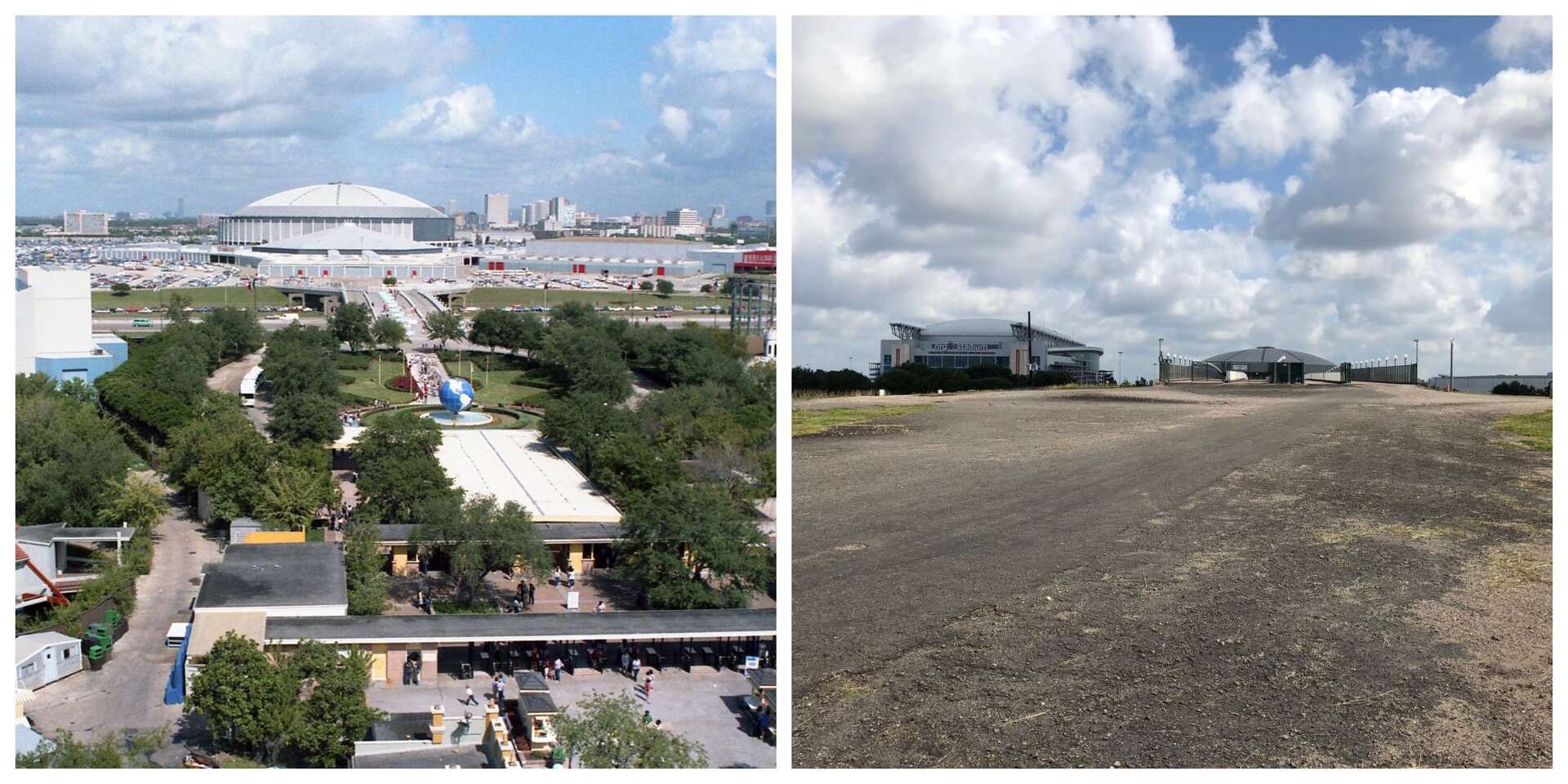 See what the Astroworld site looks like 50 years after the park opened