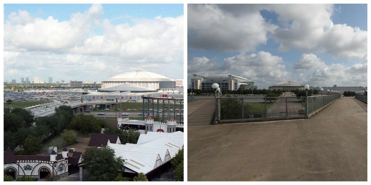 See what the Astroworld site looks like 50 years after the park opened