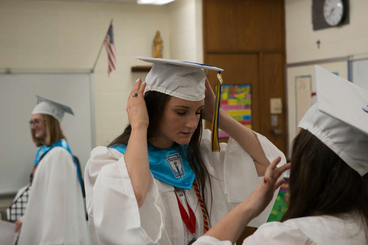 Mercy High School graduation