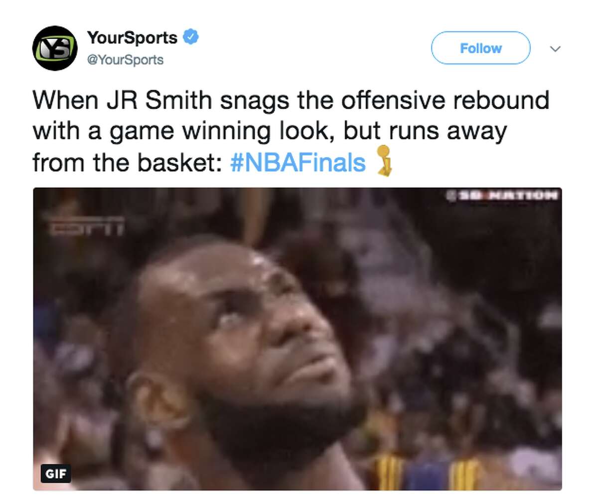 Exasperated LeBron and J.R. Smith: The best memes from a wild Game 1 of ...