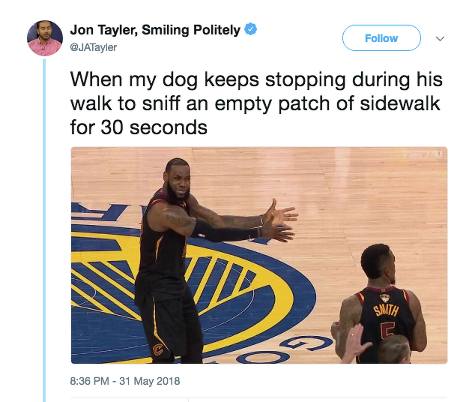 Exasperated LeBron and J.R. Smith: The best memes from a wild Game 1 of ...