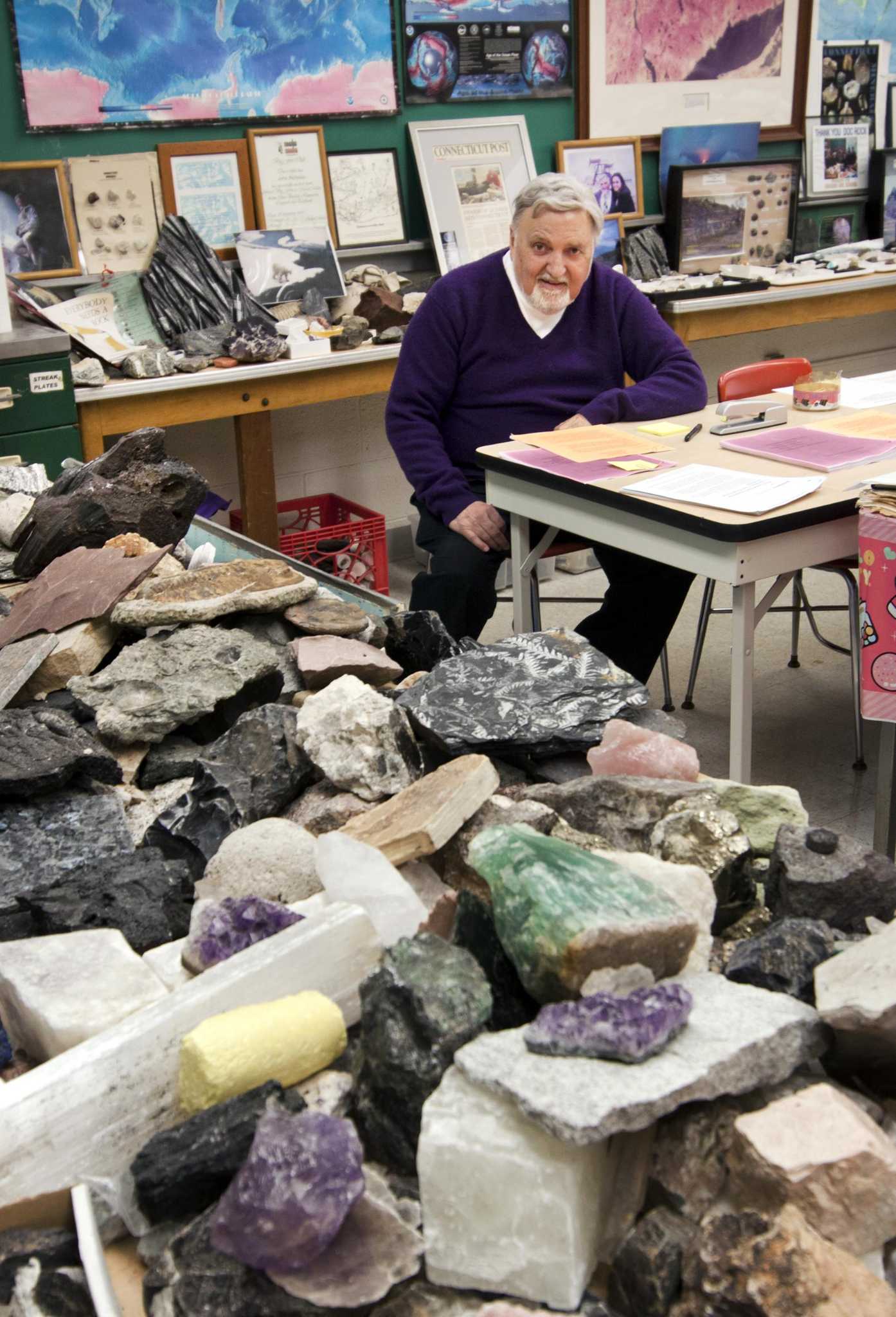 UB professor made geology rock