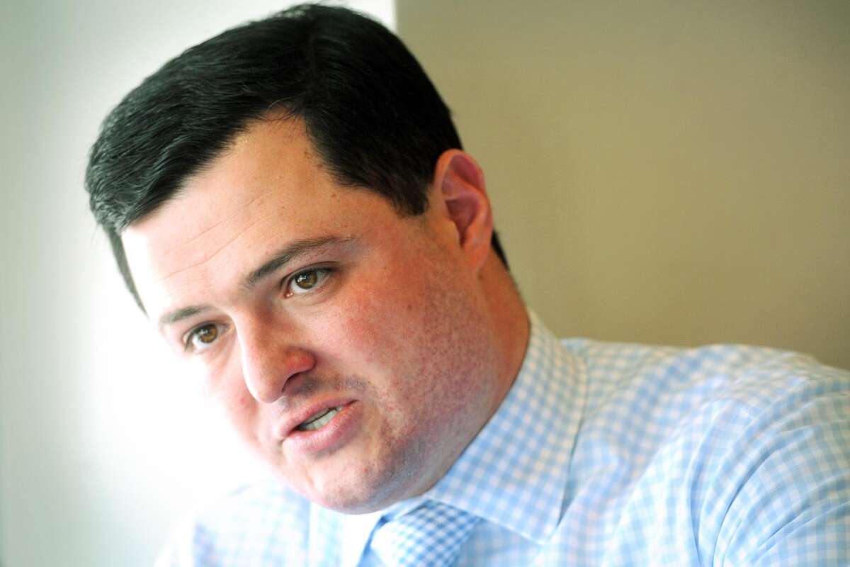 Tim Herbst, staking out territory on the right