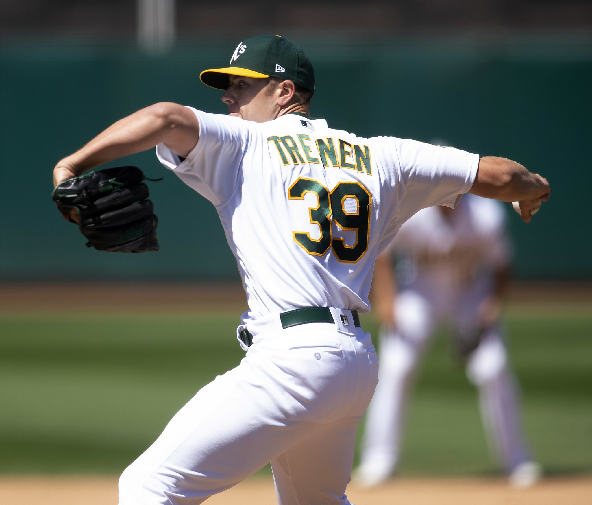 A’s closer Blake Treinen gets AL monthly honors