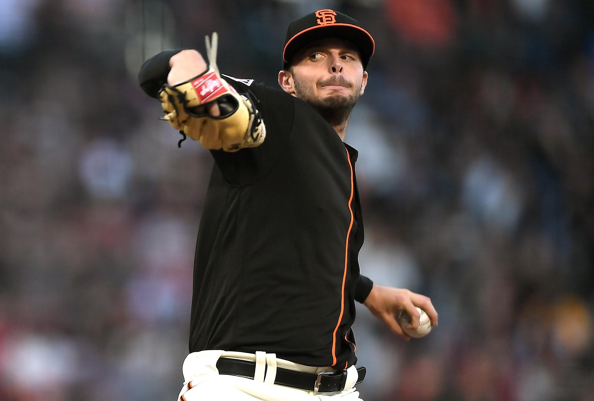 Andrew Suarez, 2 relievers combine on Giants’ 2nd straight shutout of ...