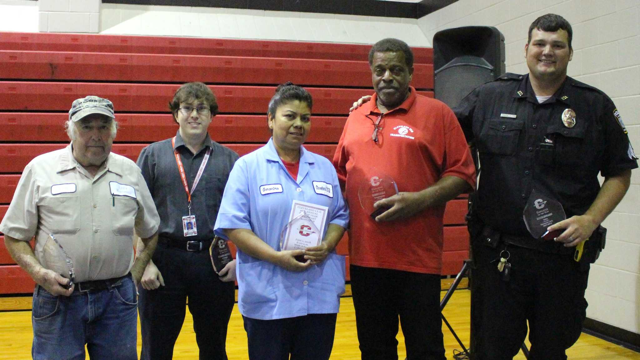 Cleveland ISD recognizes employees at end-of-year convocation