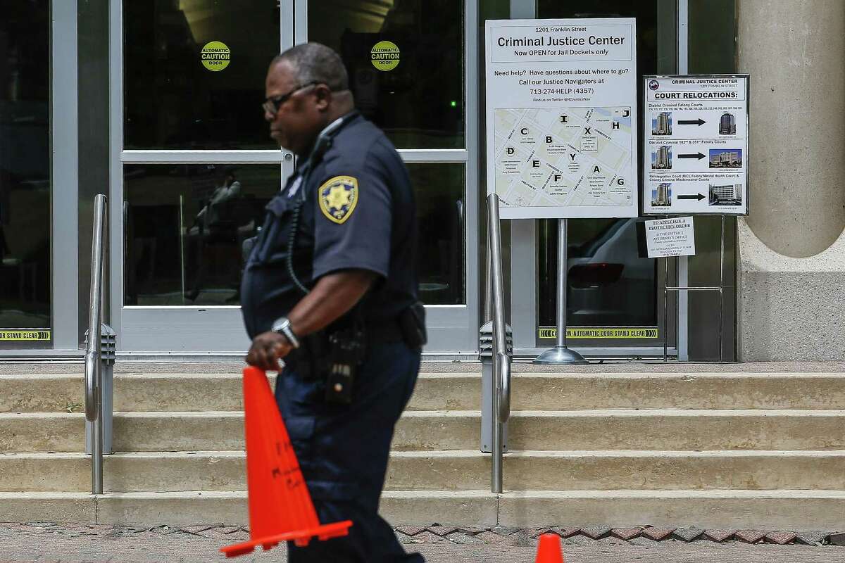 Harris County criminal courthouse partially re-opens after Hurricane ...