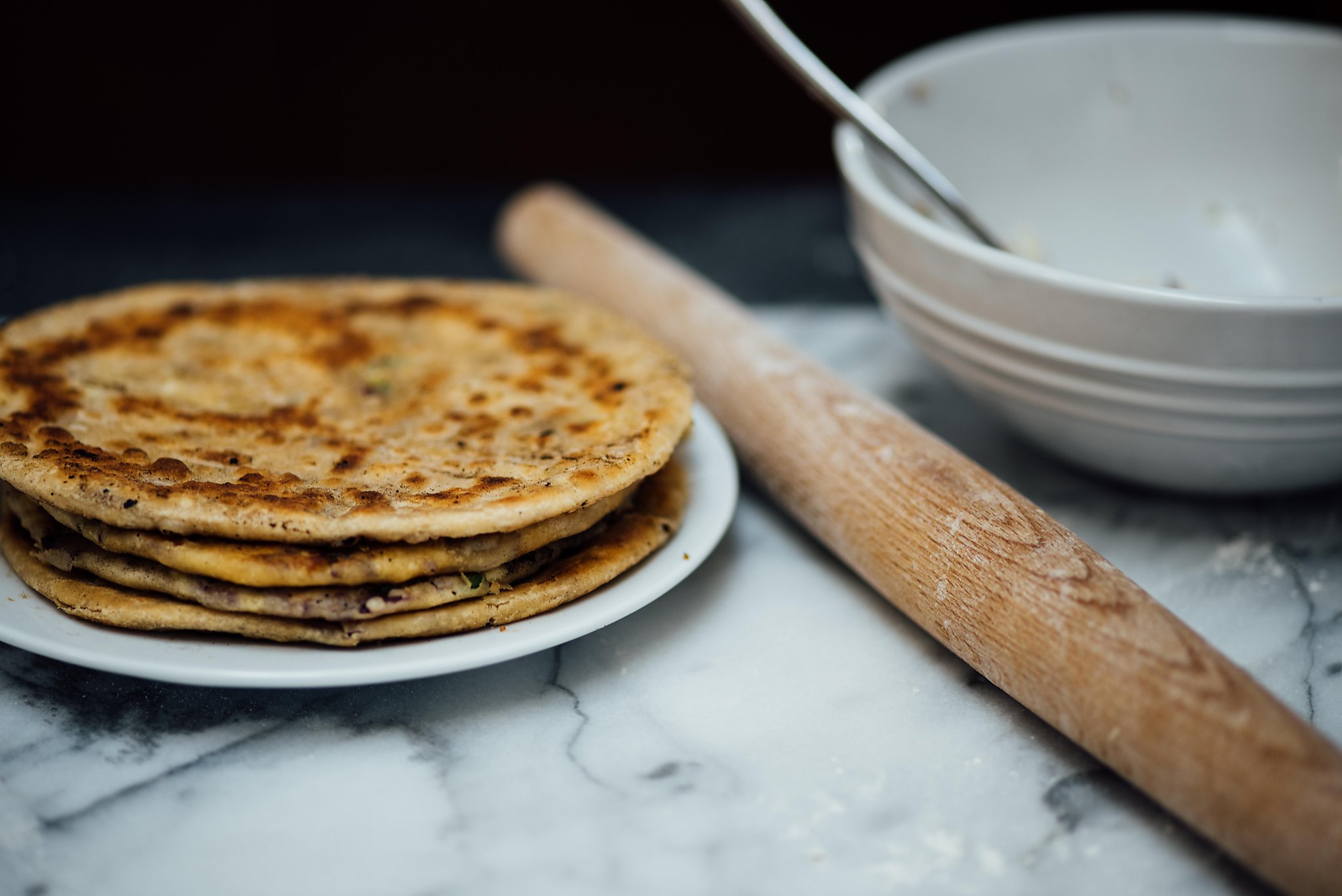 A Brown Kitchen: Paneer paratha and essential Indian flatbreads