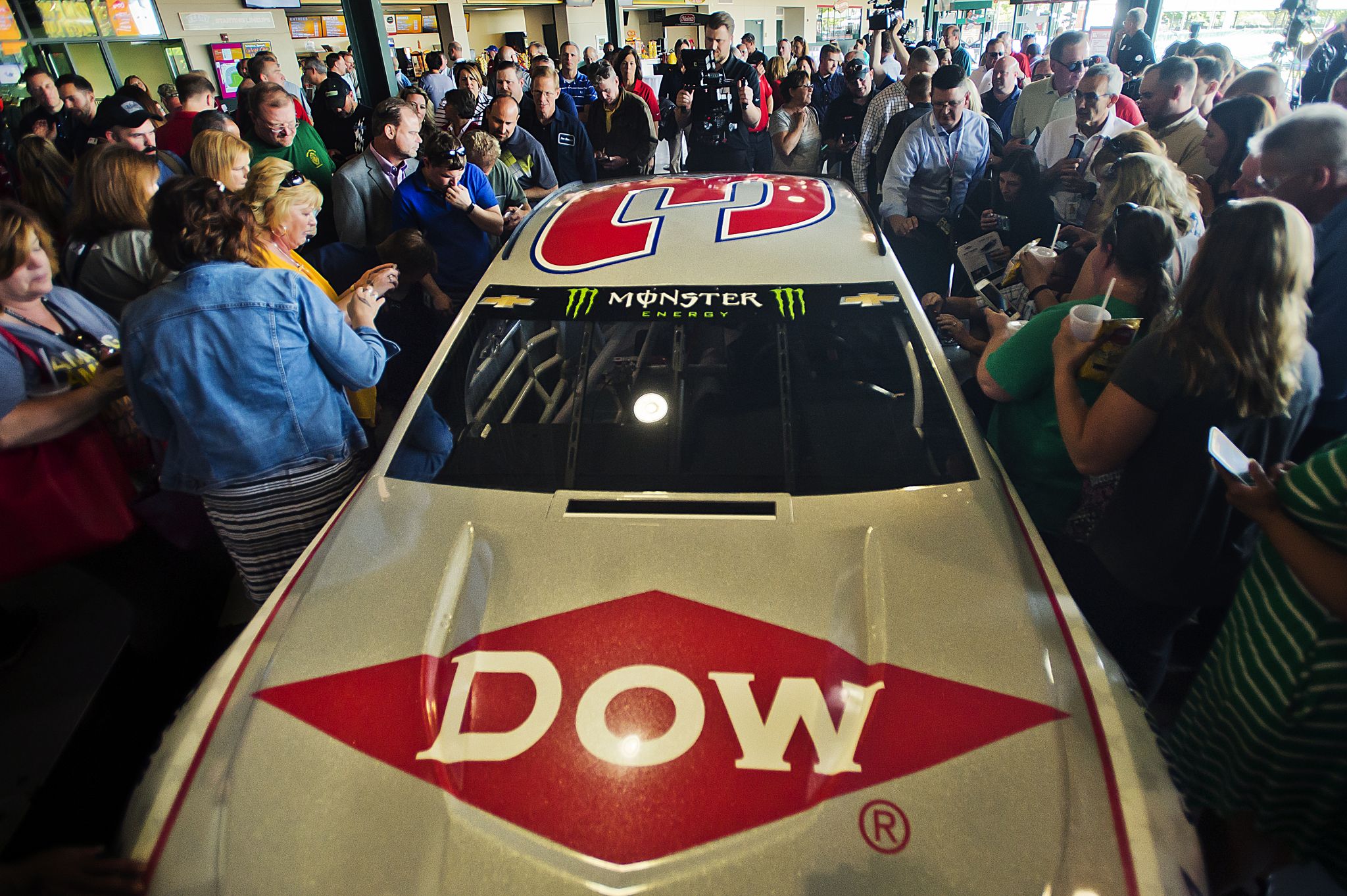 Dow-designed racecar for Austin Dillon unveiled at Dow Diamond - June 7 ...