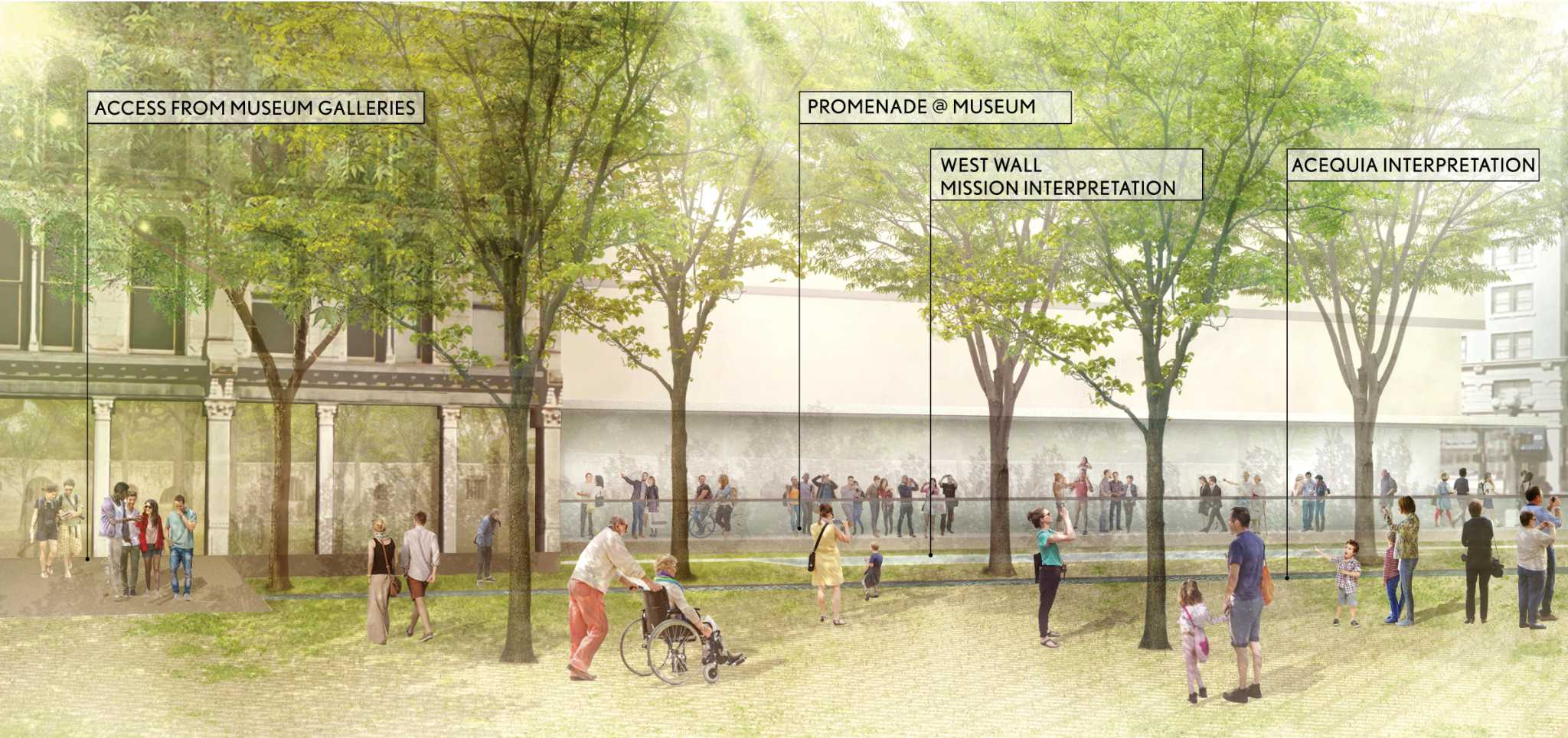 New renderings released of reimagined Alamo Plaza - Houston Chronicle