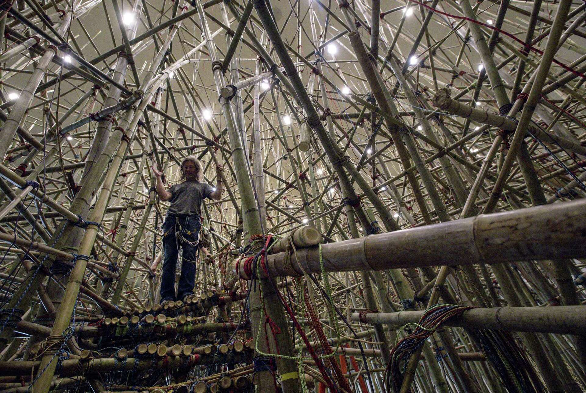 ‘Big Bambú’ installation invites physical interaction at Houston's ...