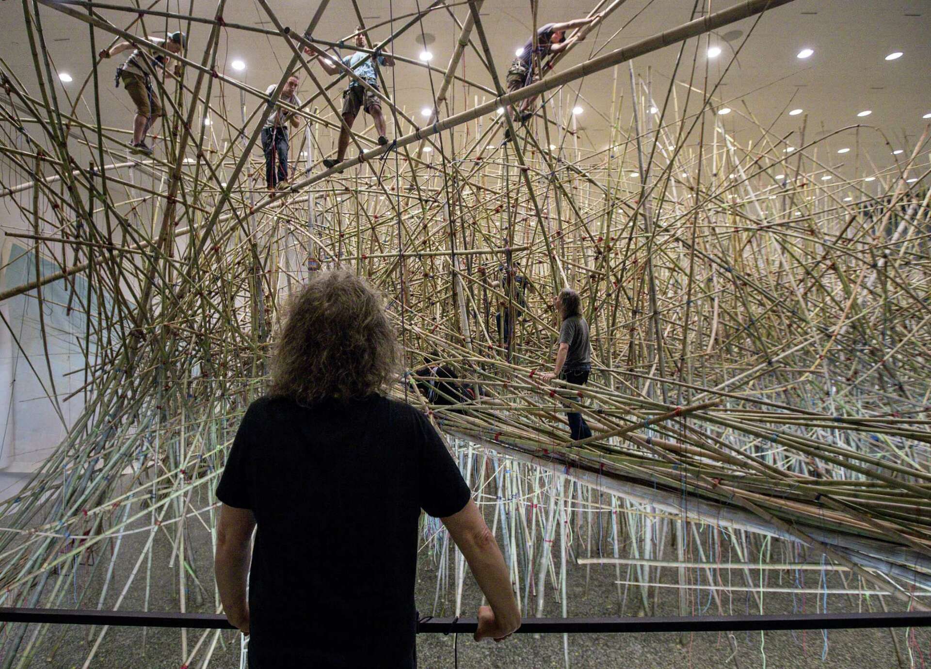 ‘Big Bambú’ installation invites physical interaction at Houston's ...