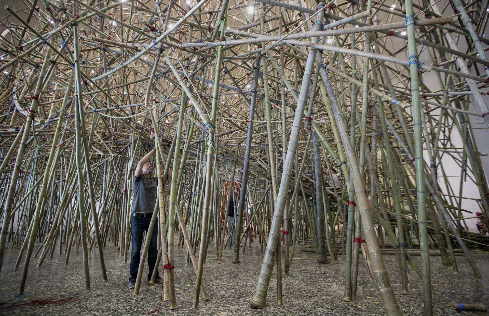 ‘Big Bambú’ installation invites physical interaction at Houston's ...