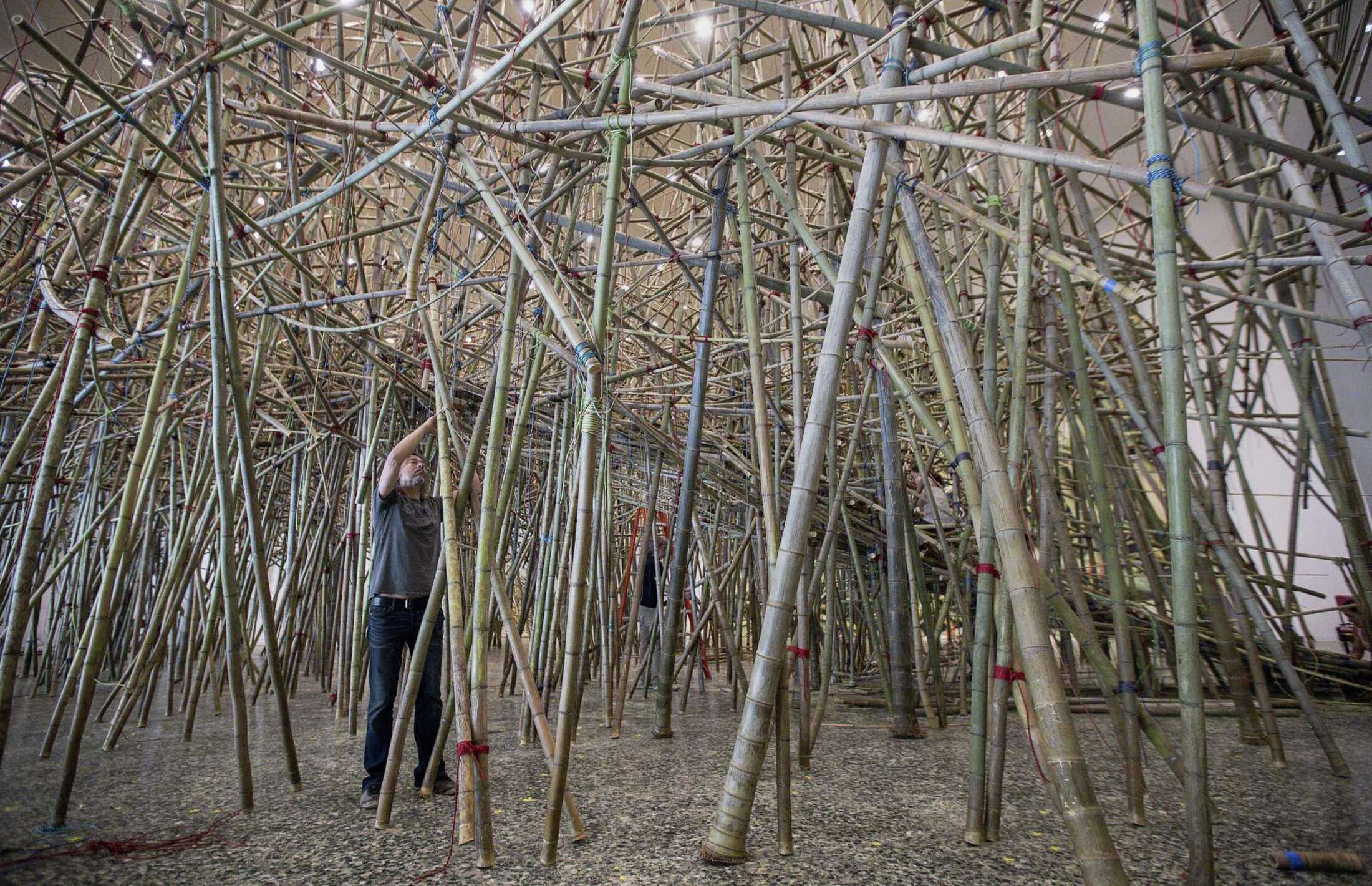 ‘Big Bambú’ installation invites physical interaction at Houston's ...