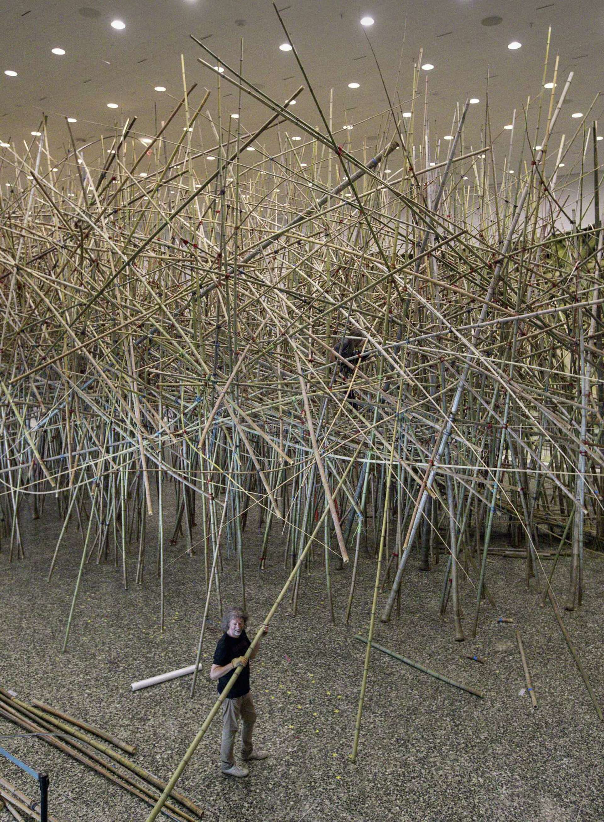 ‘Big Bambú’ installation invites physical interaction at Houston's ...
