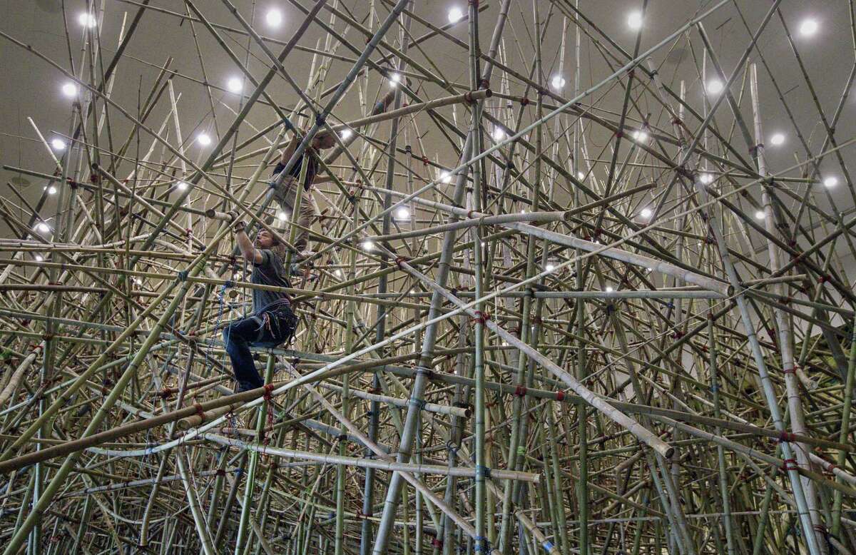 ‘Big Bambú’ installation invites physical interaction at Houston's ...