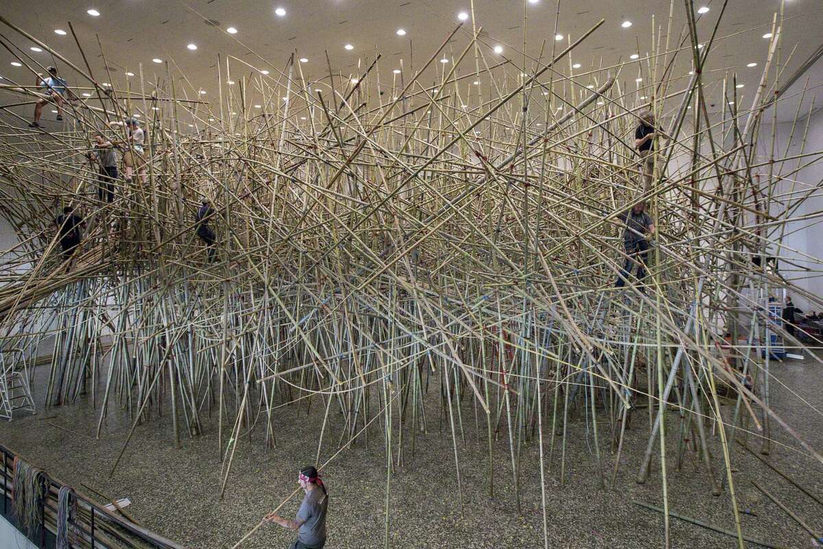 ‘Big Bambú’ installation invites physical interaction at Houston's ...