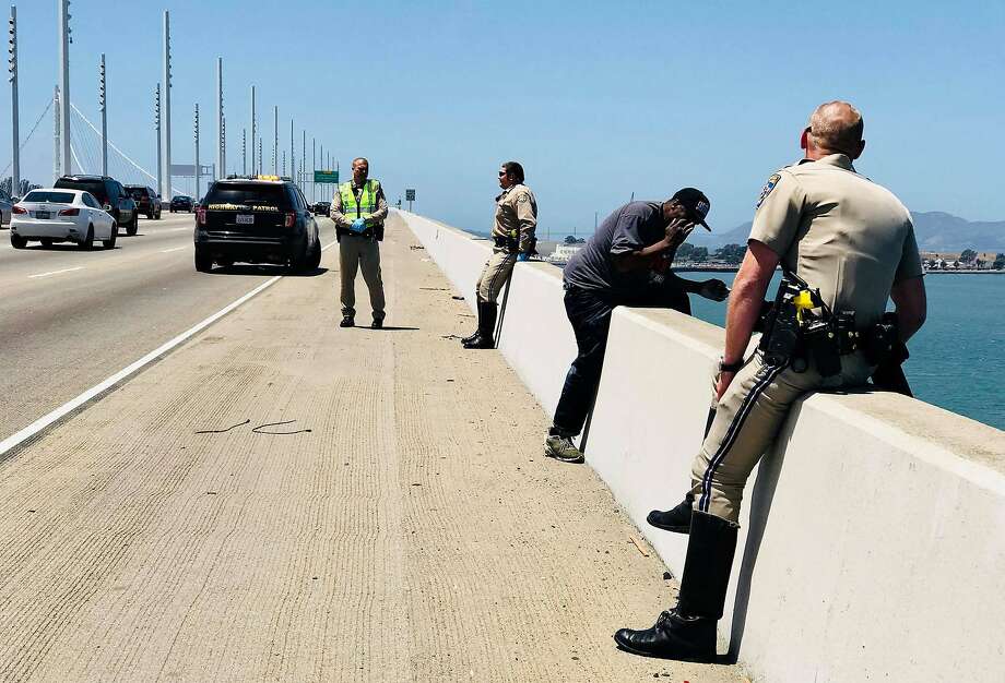 How a CHP officer coaxed a man off Bay Bridge railing - SFGate