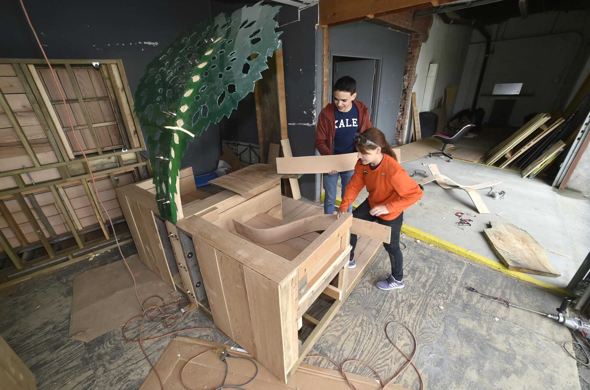 ‘Urban canopy’ parklet taking shape for summer installation