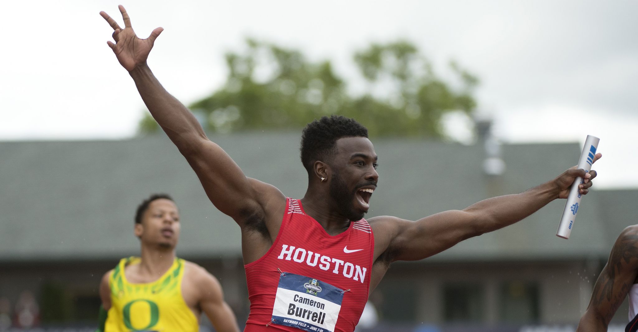 UH's Cameron Burrell wins 100-meter dash to earn first individual NCAA ...