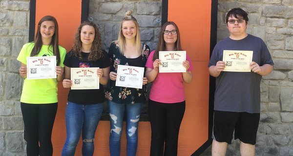 Ubly Schools names Students of the Month