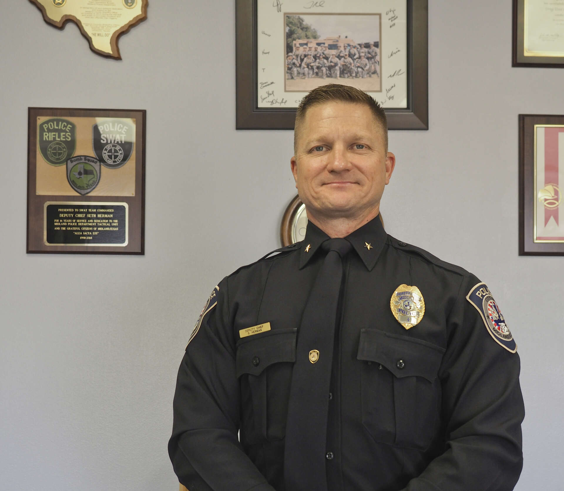 Midland Police Chief Seth Herman announces departure, Lubbock bound