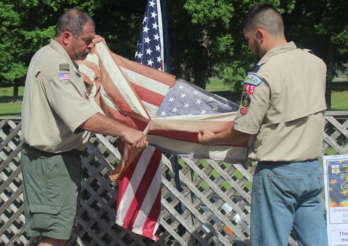 Coldspring Scouts host flag retirement ceremony